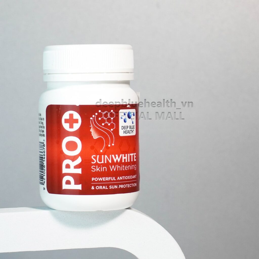 Viên uống Pro Sun White Deep Blue Health - Chống nắng, trắng da