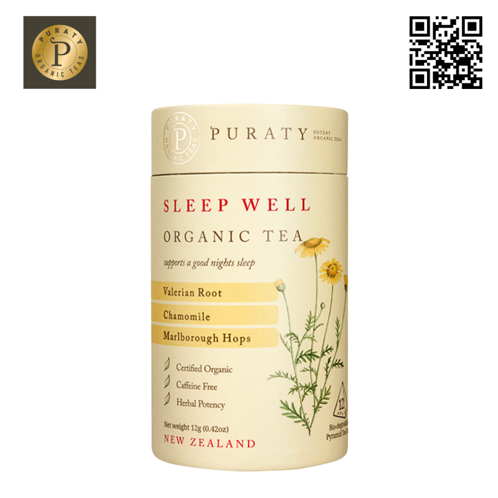 Trà ngủ ngon hữu cơ Sleep Well Tea Organic 12g - Puraty NZ
