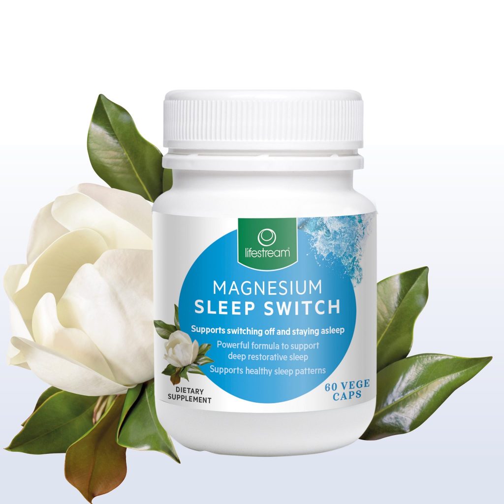Viên uống hỗ trợ ngủ ngon Lifestream Magnesium Sleep Switch 60 viên